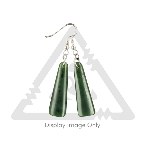 Small Roimata Earrings – Authentic Ngāi Tahu Pounamu