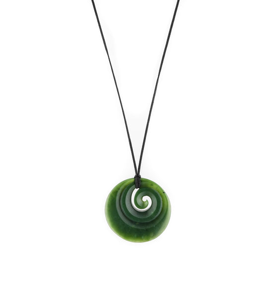 Large Koru – Authentic Ngāi Tahu Pounamu